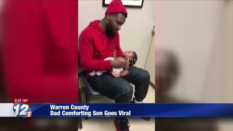 Video Of Father Comforting Infant Son Goes Viral